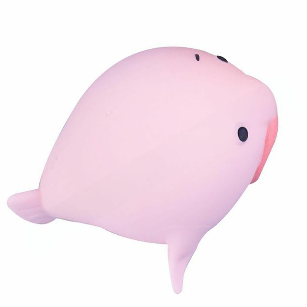 Уродливая милая забавная игрушка рыба-клоун, которую весело щипать
