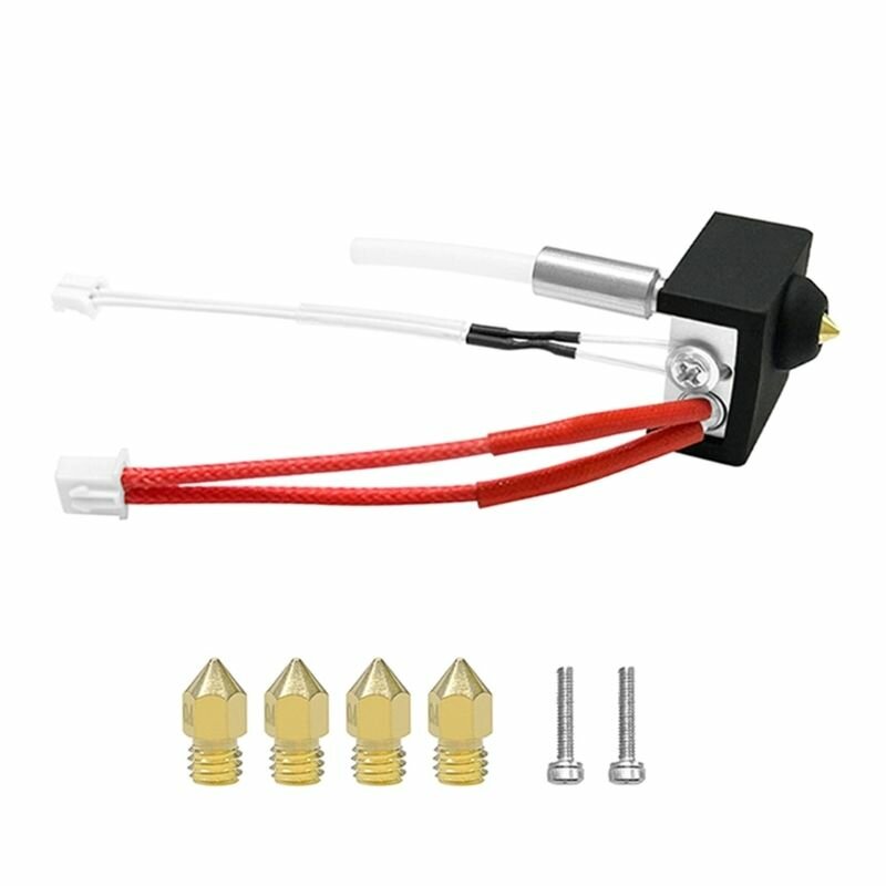 Для 3D-принтеров Neptune, запасная часть 3 Pro, комплект насадок для печатающей головки Hotend, нагревательный блок, нагреватели экструдера, перерыв