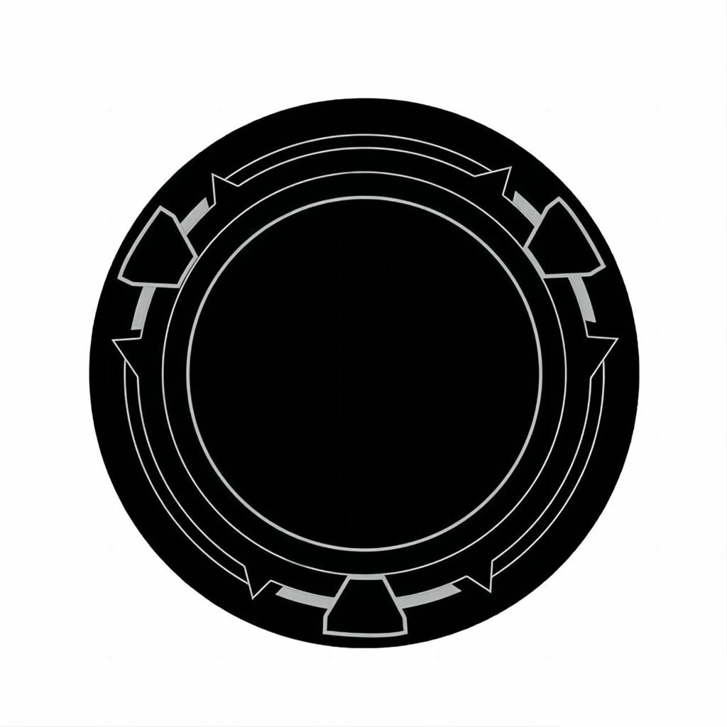 Металлическая пластина с магнитными листами для универсального радиатора охлаждения вентилятора телефона, - 6cm