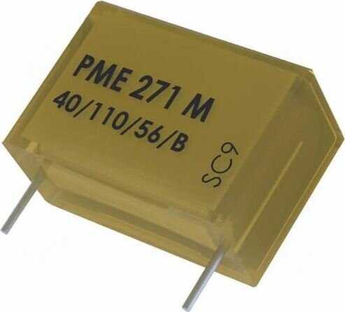 Конденсатор KEMET PME271M610MR19T0 Конденсатор: бумажный Х2 100нФ 275ВAC Шаг: 20,3мм 20П ТНТ 1шт