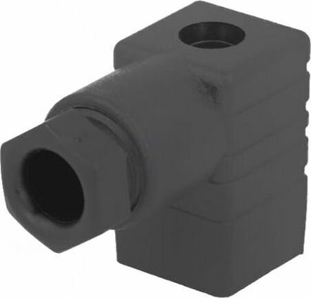 Разъем Hirschmann GDS 207 BLACK (GDS207SW) Разъем соленоидный вилка формат С 9,4мм "мама" PIN 3 0,75мм2 1шт