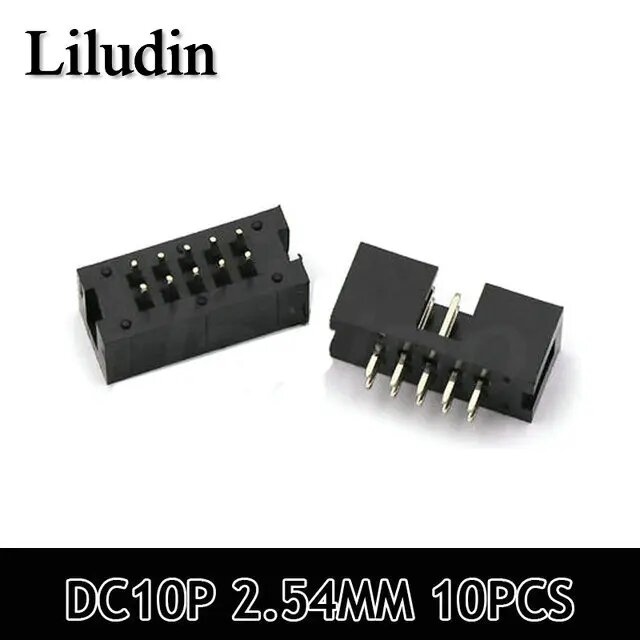 Клеммный блок DC10P 2.54мм, 10 шт.