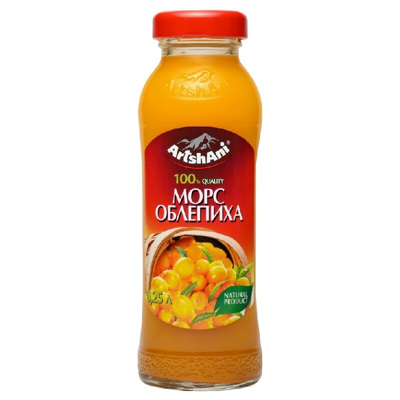 Морс ARTSHANI облепиховый /стекло/ 0,25л