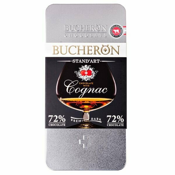 Шоколад BUCHERON горький шоколад с коньяком /жесть/ 100г