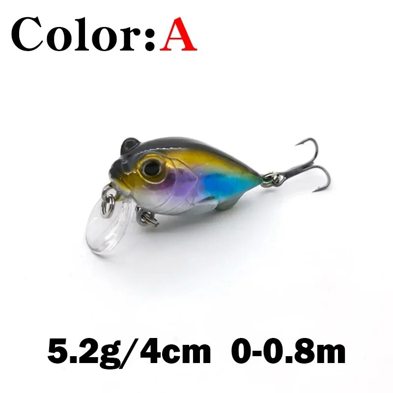 OUTKIT Мини-кренковая блесна 4 см, 5.2 г, Цвет: A