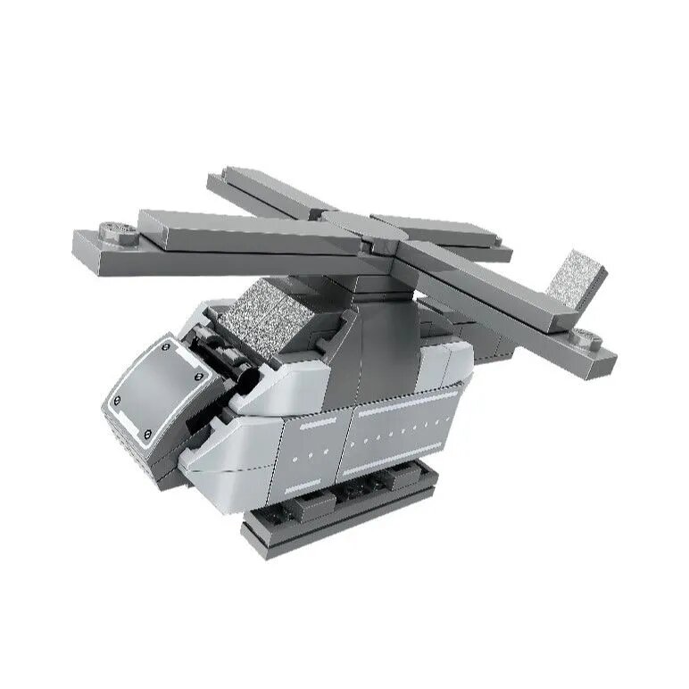 Конструктор Qman Боевой вертолет 78 дет 6+ 42201-2