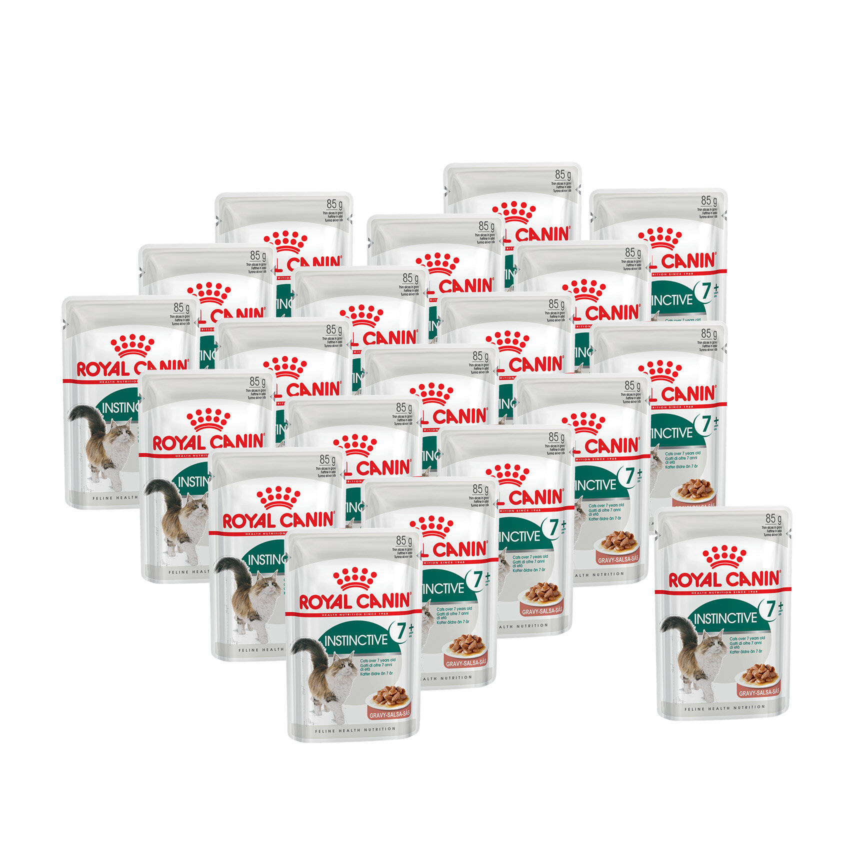 Royal Canin Влажный корм Инстинктив 7+ для кошек старше 7 лет, 0.085 кг х 20 шт.