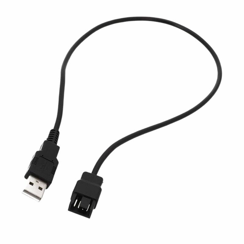 (1 штука) Кабель питания вентилятора ноутбука USB к 4PIN 5V-100 см