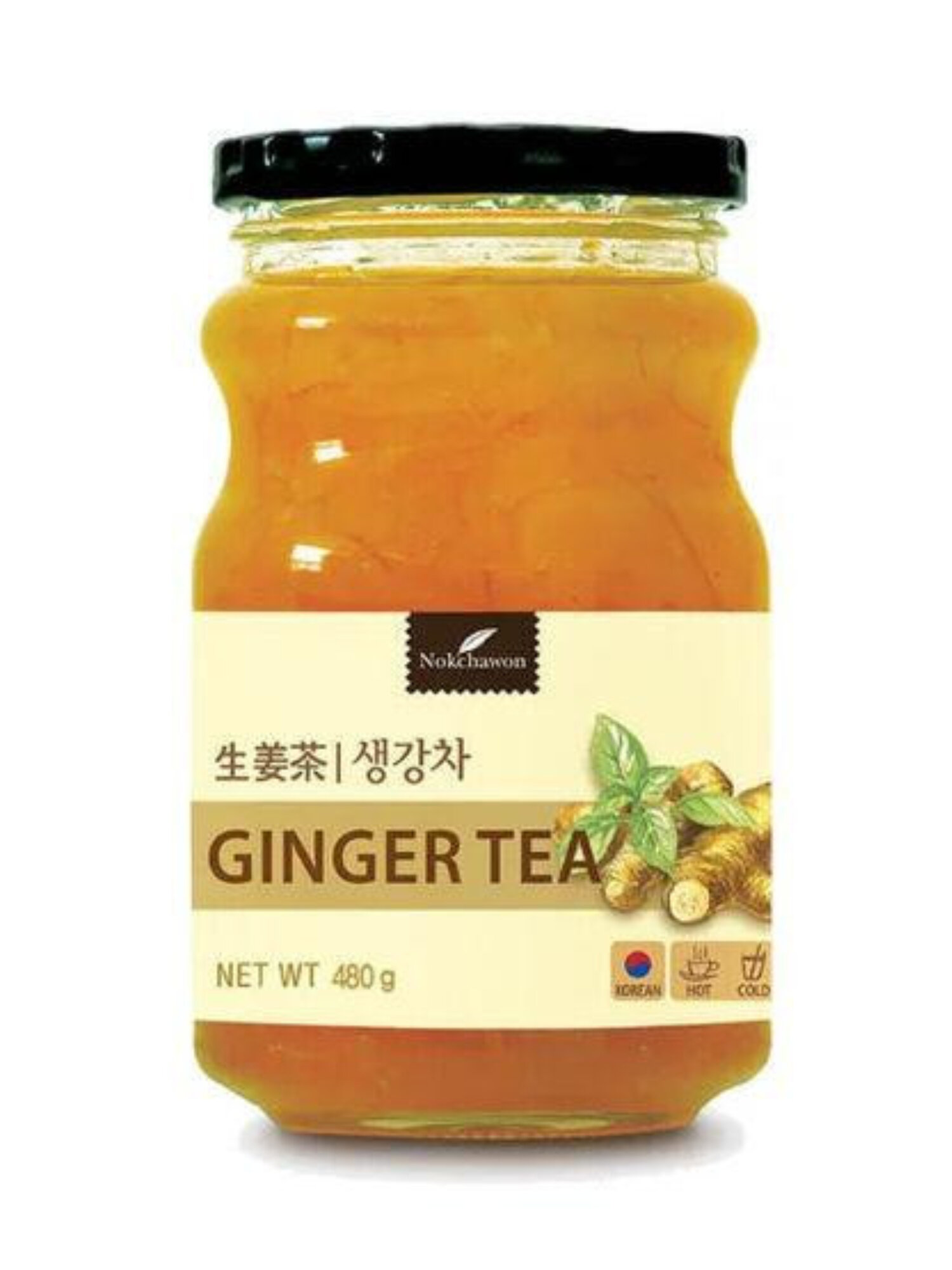 Джем Nokchawon Чай с имбирем и медом 480 г