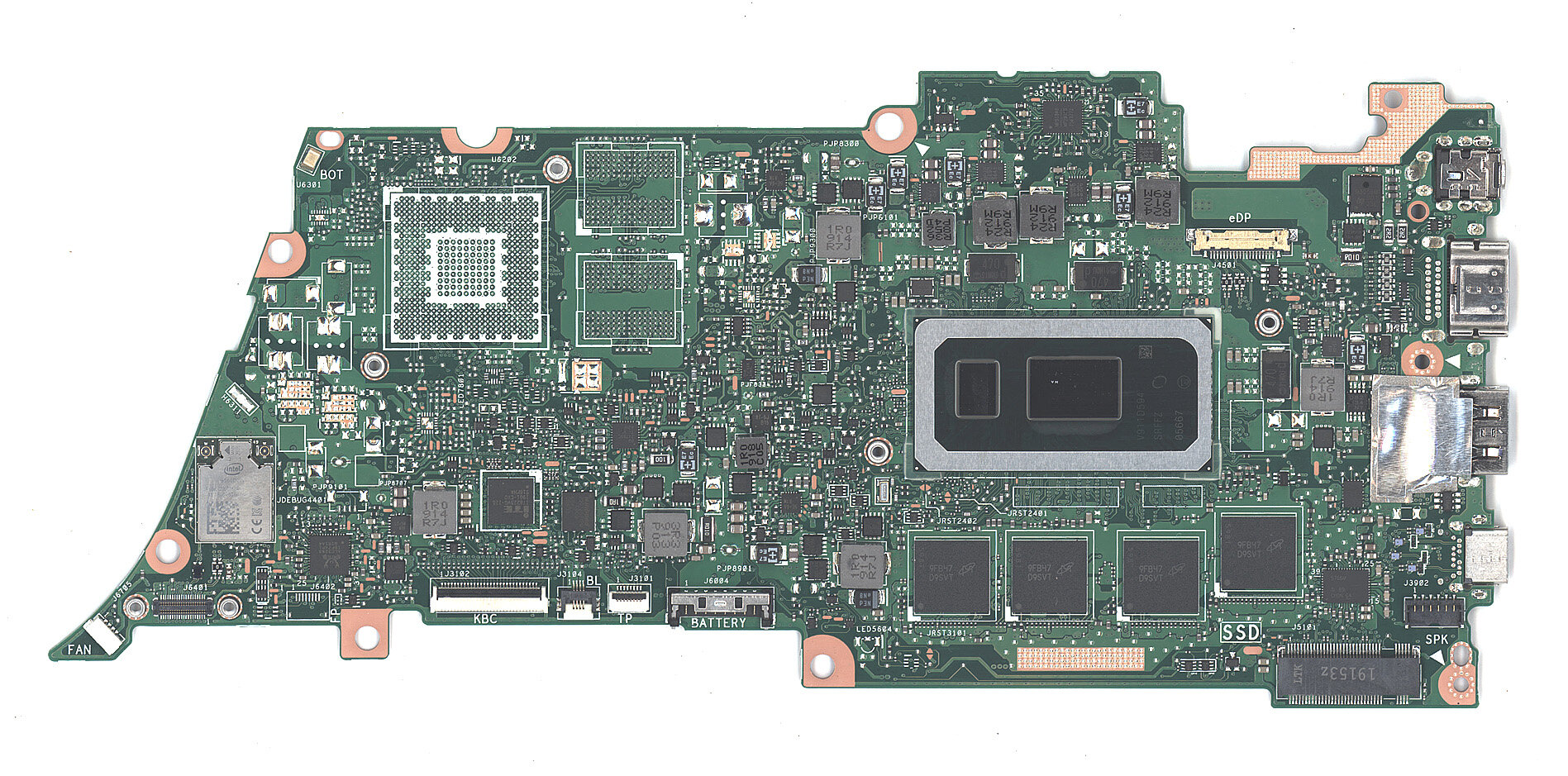 Материнская плата для Asus UX433FA 8G/I3-8145U 90NB0JR0-R00080