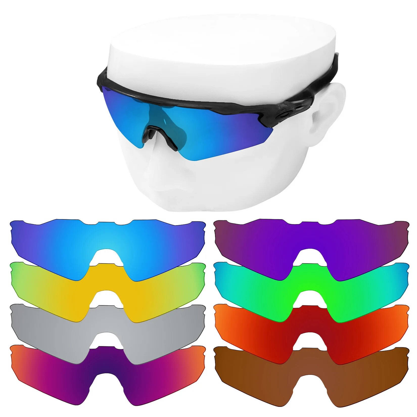 Линзы Oakley Radar EV Path, Белый, Eclipse Photochromic — фото 1