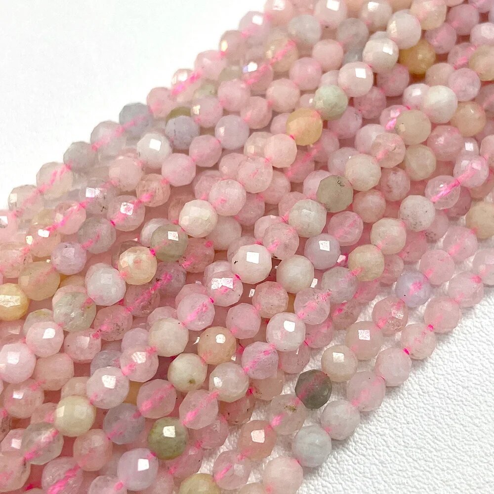 Бусины из лазурита vinswet 2/3/4 мм Розовый, 3mm about 120pcs, Morganite