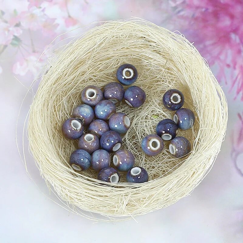 Керамические бусины 6 мм, 50 шт. 8