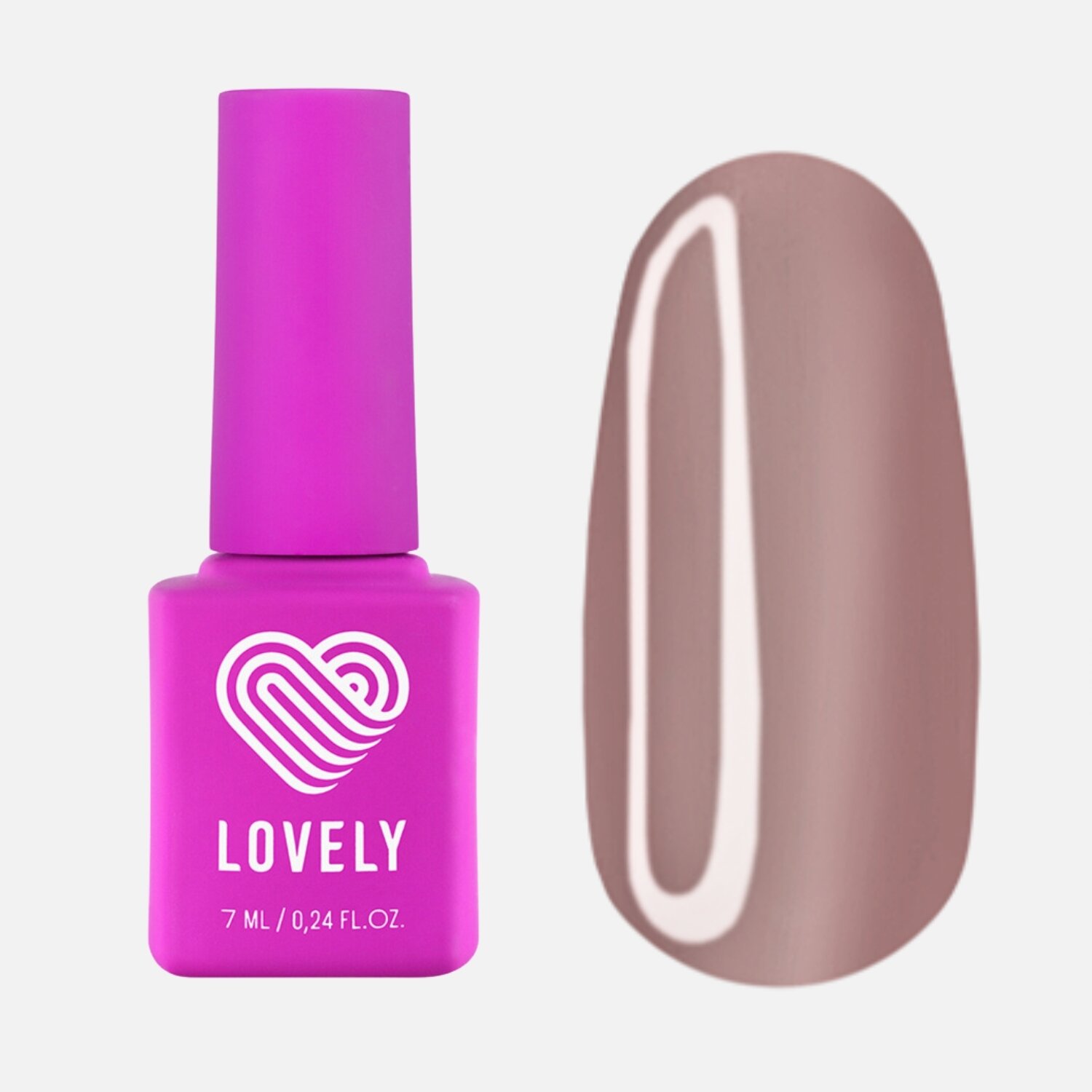 Гель-лак Lovely Vitrage Nude №VN01 7 мл