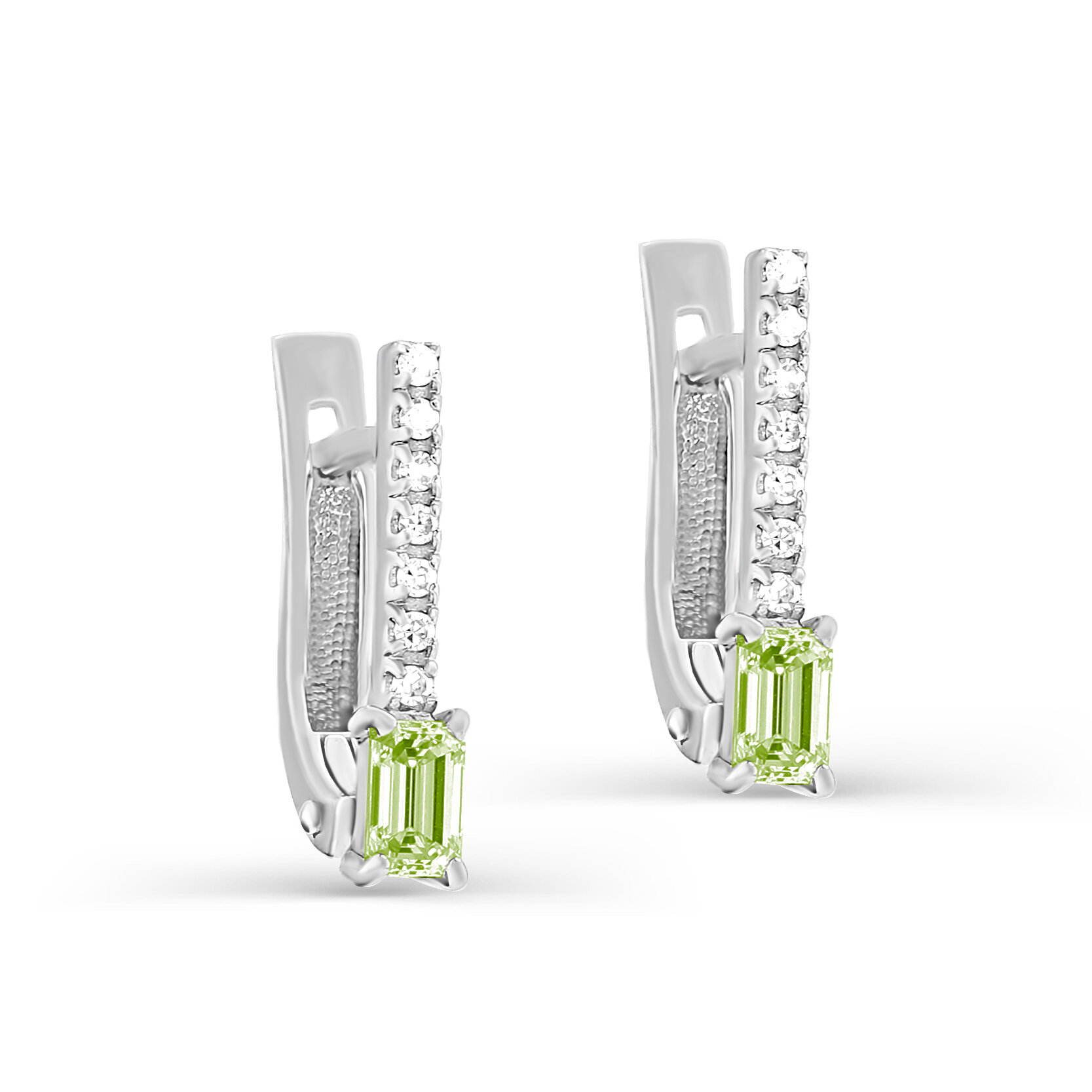 Серьги KABAROVSKY, белое золото, 585 проба, бриллиант