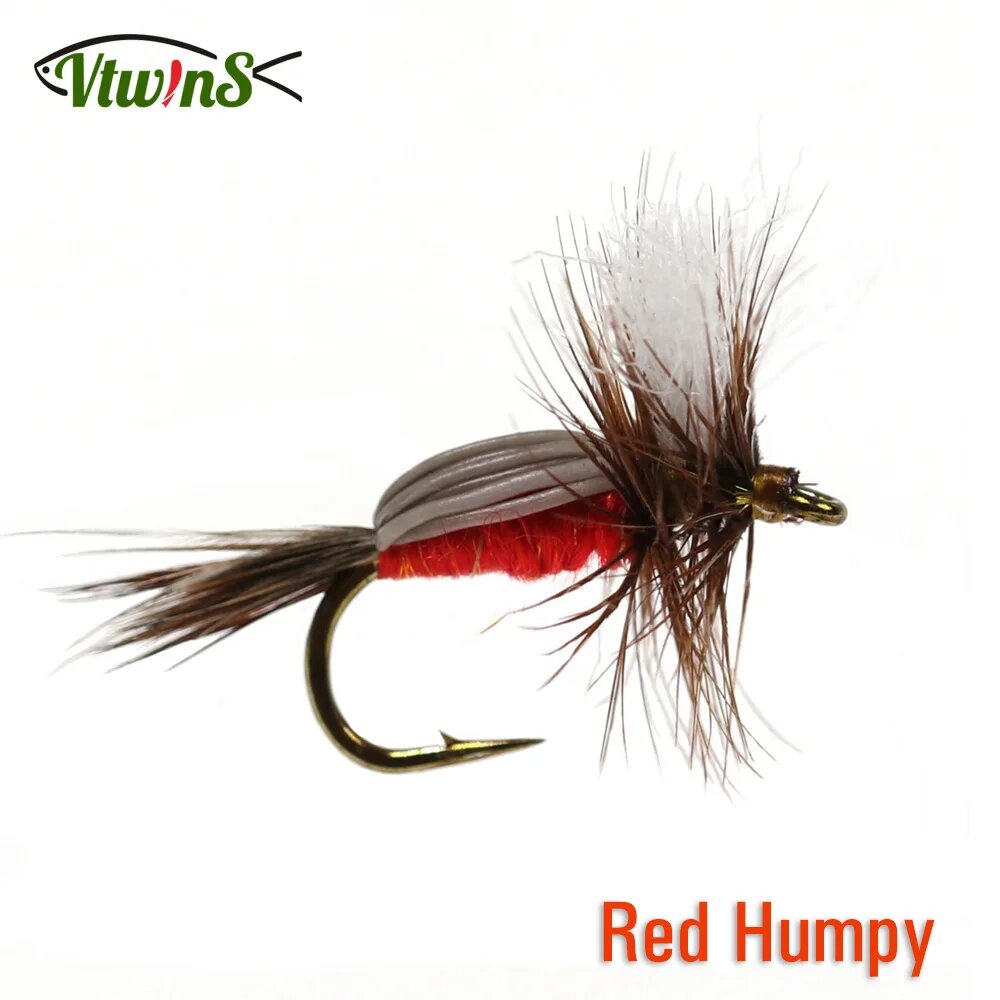 Vtwins Red Humpy Dry Flies — фото 1