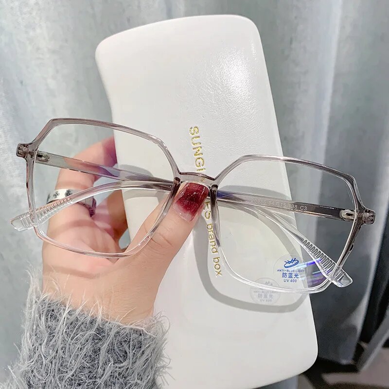 Очки DIXSG для близорукости от 0 до -4,0 Transparent Grey, -2.5