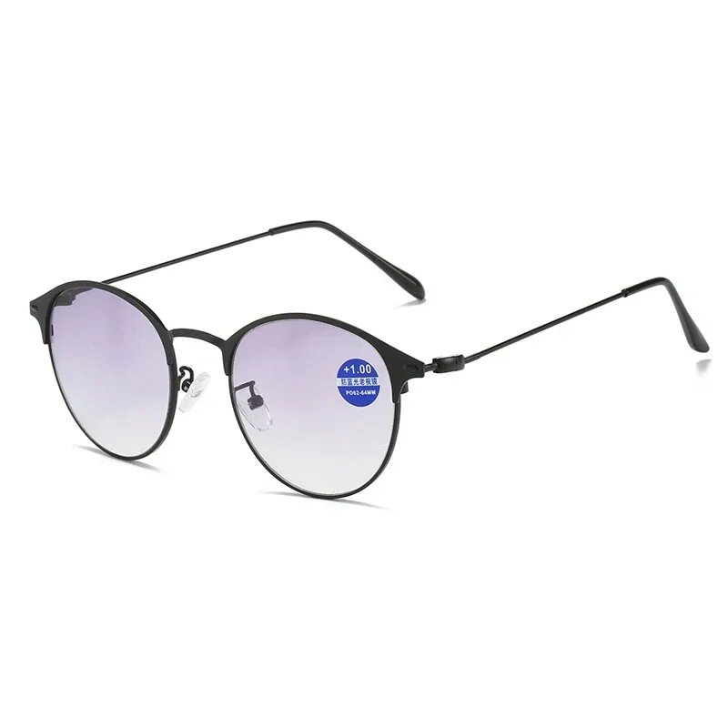 Бифокальные очки DIXSG синего цвета gray, +350, Серый