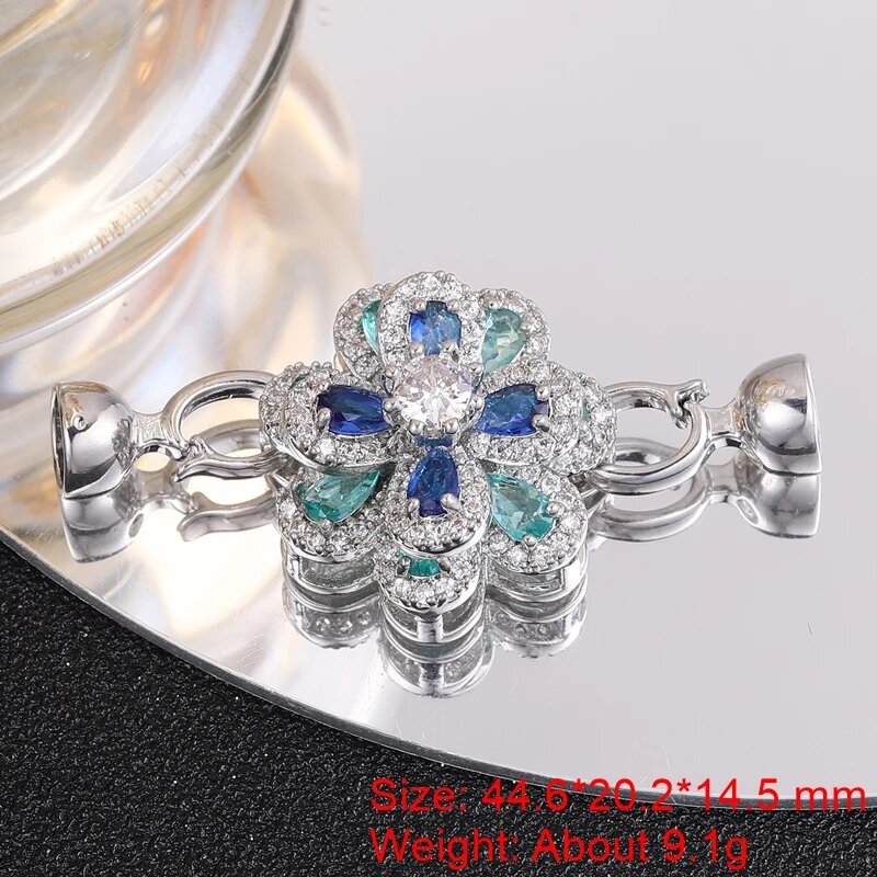 Juya медный кулон геометрический треугольник White Gold