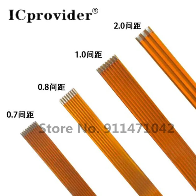 2 шт. FPC FFC кабель соединитель провода 10 Pin, 0.7mm Pitch, Length 40mm