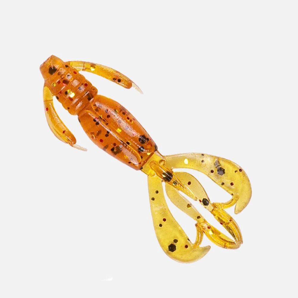 Мягкая приманка для рыбалки, yellow, 4/6 см, 15 шт