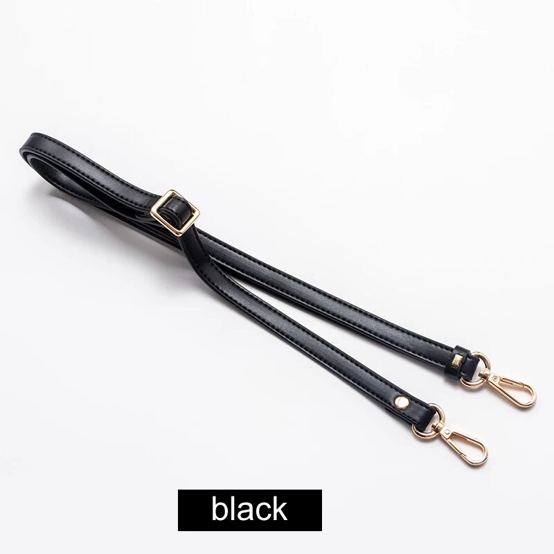Кожаный ремень для сумки, женская сумка через плечо, регулируемый широкий Черный, black metal, 1