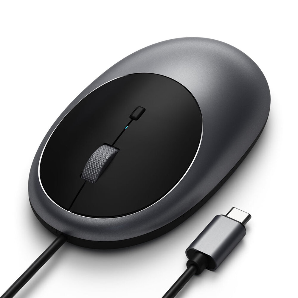 Satechi C1 USB-C Wired Mouse - Space gray — фото 1