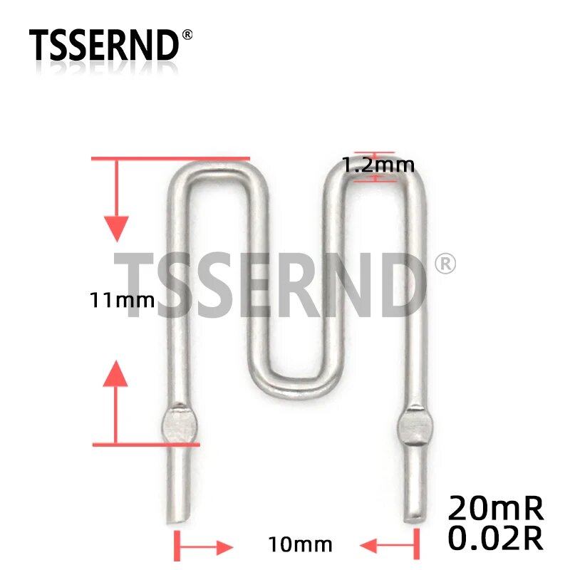 Резистор проволочный константан 20mR 10mm 1.2mm