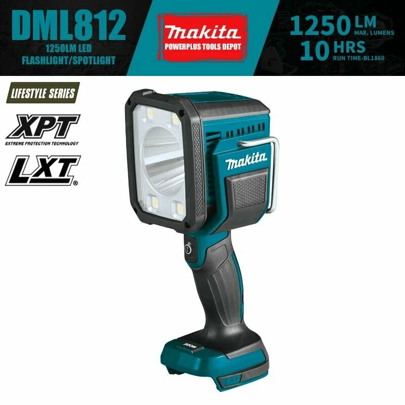 Makita DML812 Светодиодный фонарь/споттер 18V LXT 1250 лм