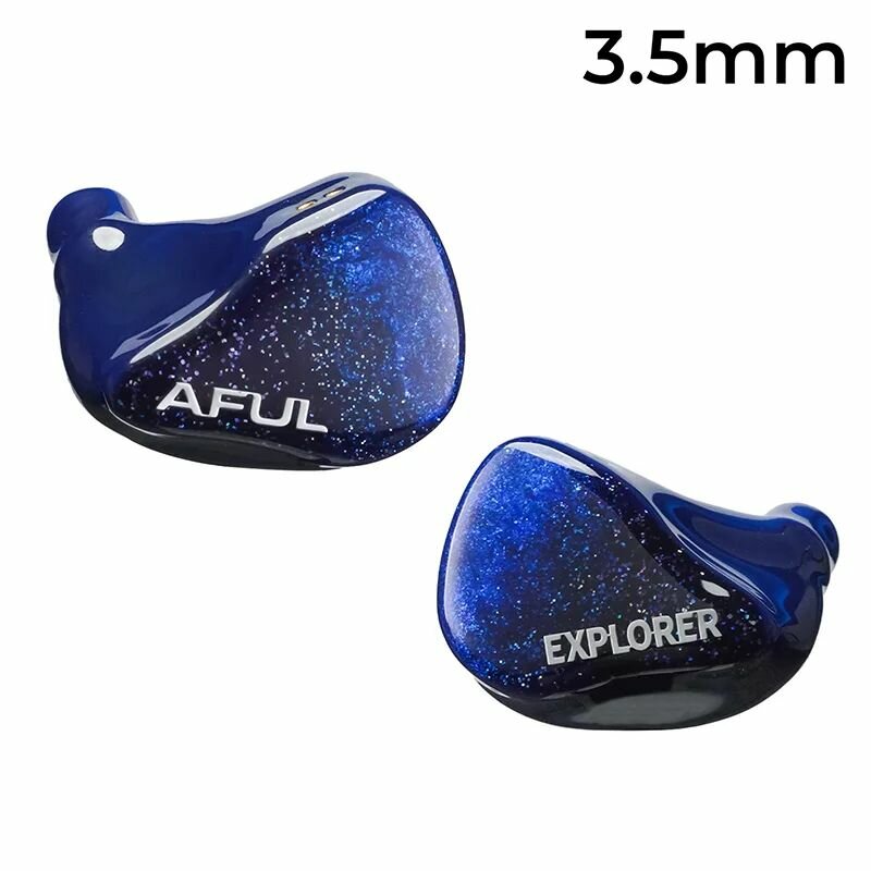 AFUL Explorer 3.5mm проводной гибридный драйвер Earphone Studio Bass DJ Music работает HiFi гарнитура с 2Pin съемным кабелем