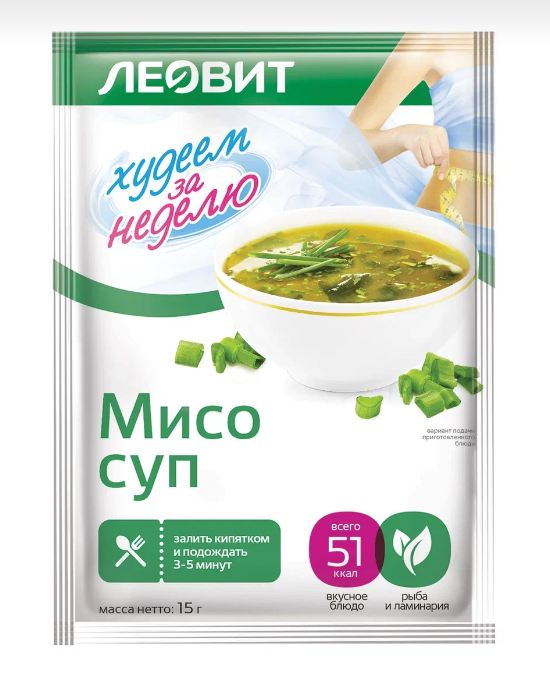 Суп Леовит Мисо Суп, 15 гр