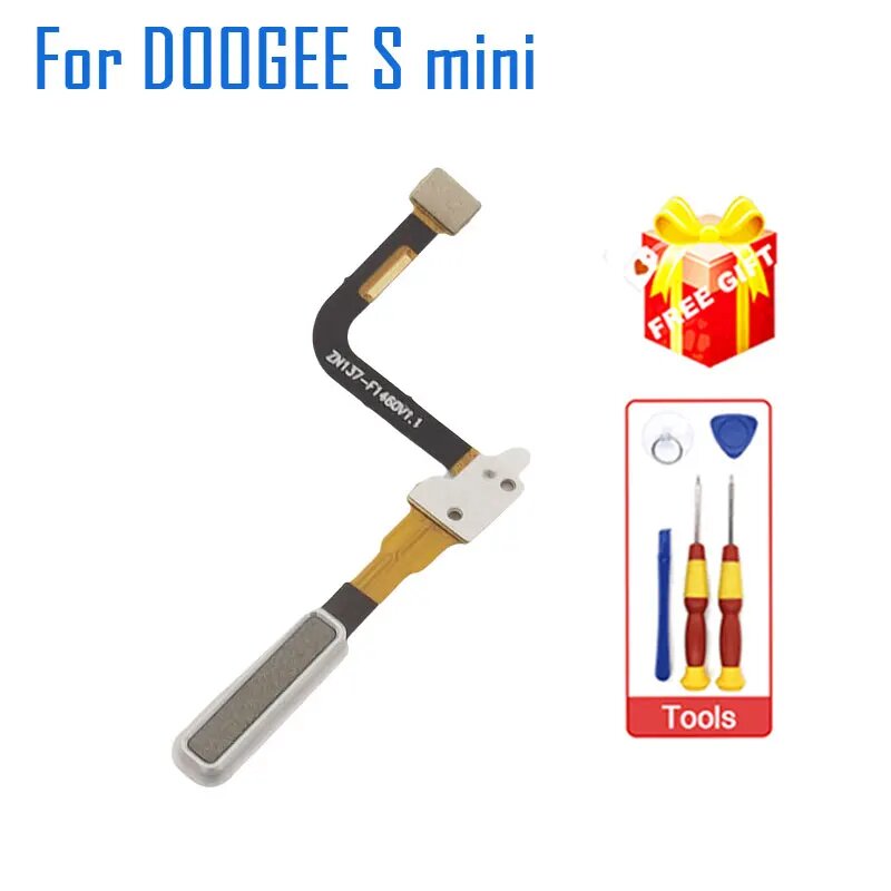 Оригинальный сенсорный кабель DOOGEE S mini с кнопкой отпечатка пальца, гибкие аксессуары FPC для смартфона DOOGEE S mini