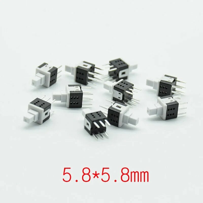 SANDOMEY Мини переключатели самоблокирующиеся, 10 шт, Цвет: 10Self-locking
