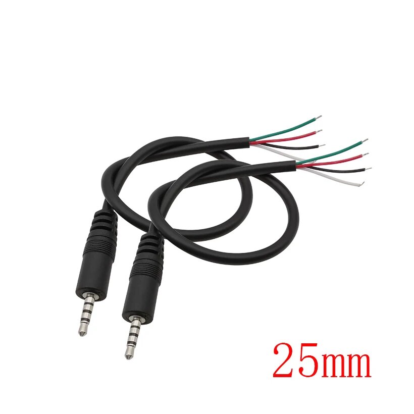 2 шт. 3,5 мм - 2,5 мм кабель i 4Pin