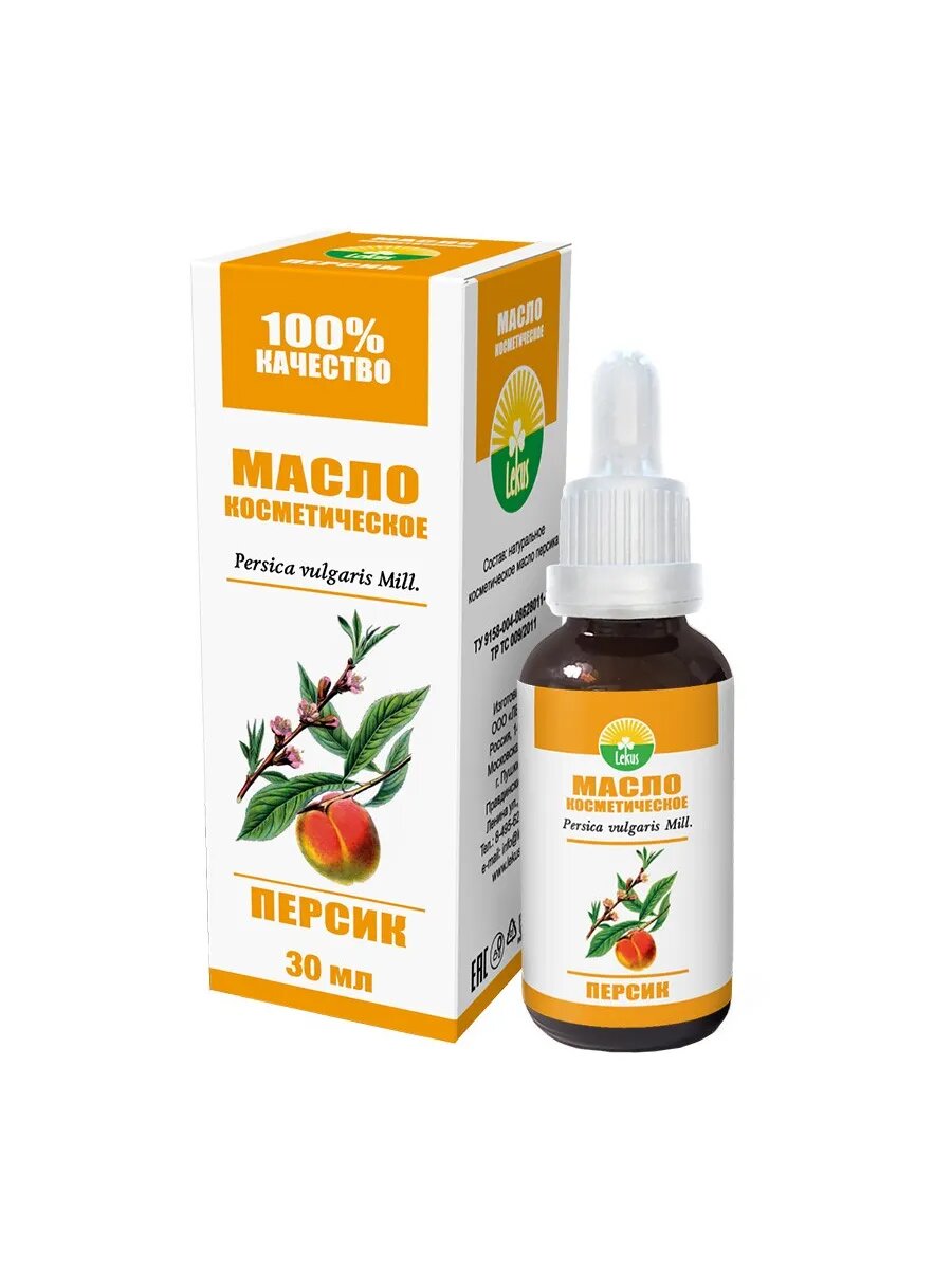 Лекус масло персик косметическое 30 мл флакон