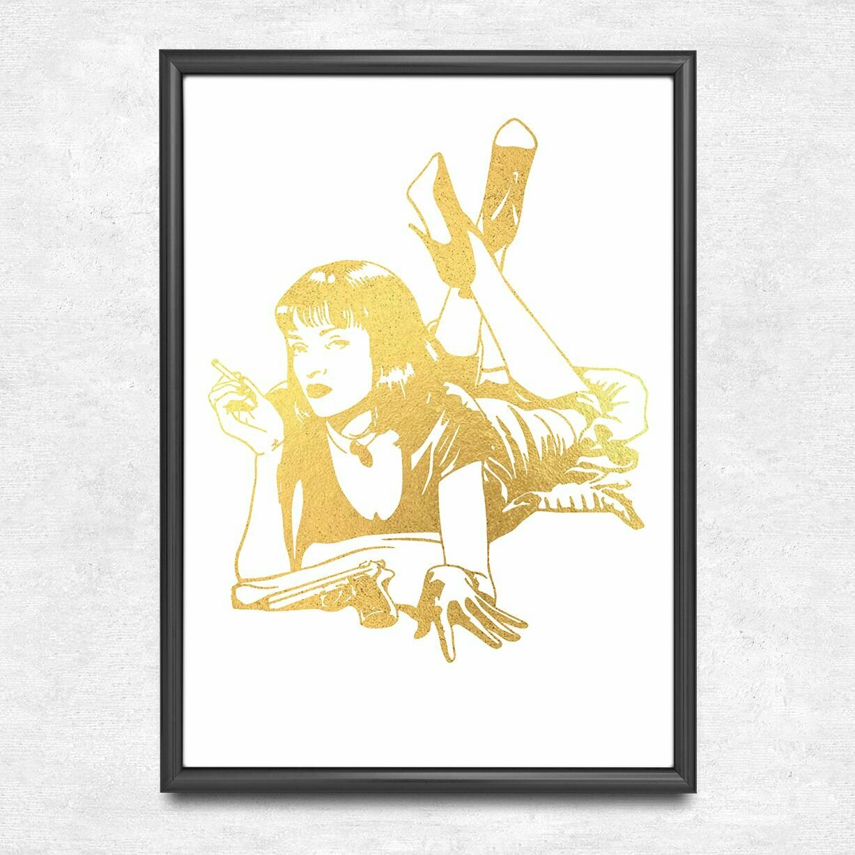 Постер для интерьера на стену Криминальное Чтиво / Плакат фильм Pulp Fiction