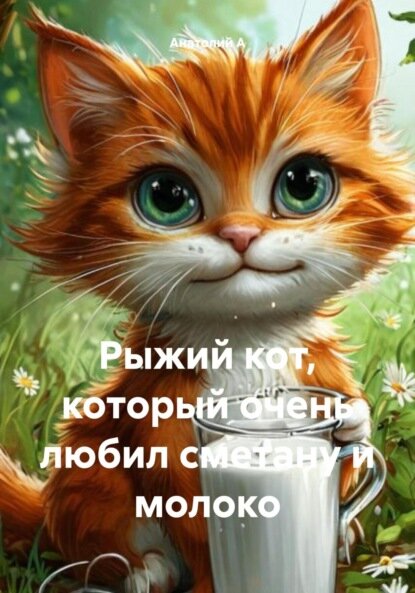 Рыжий кот, который очень любил сметану и молоко [Цифровая книга]