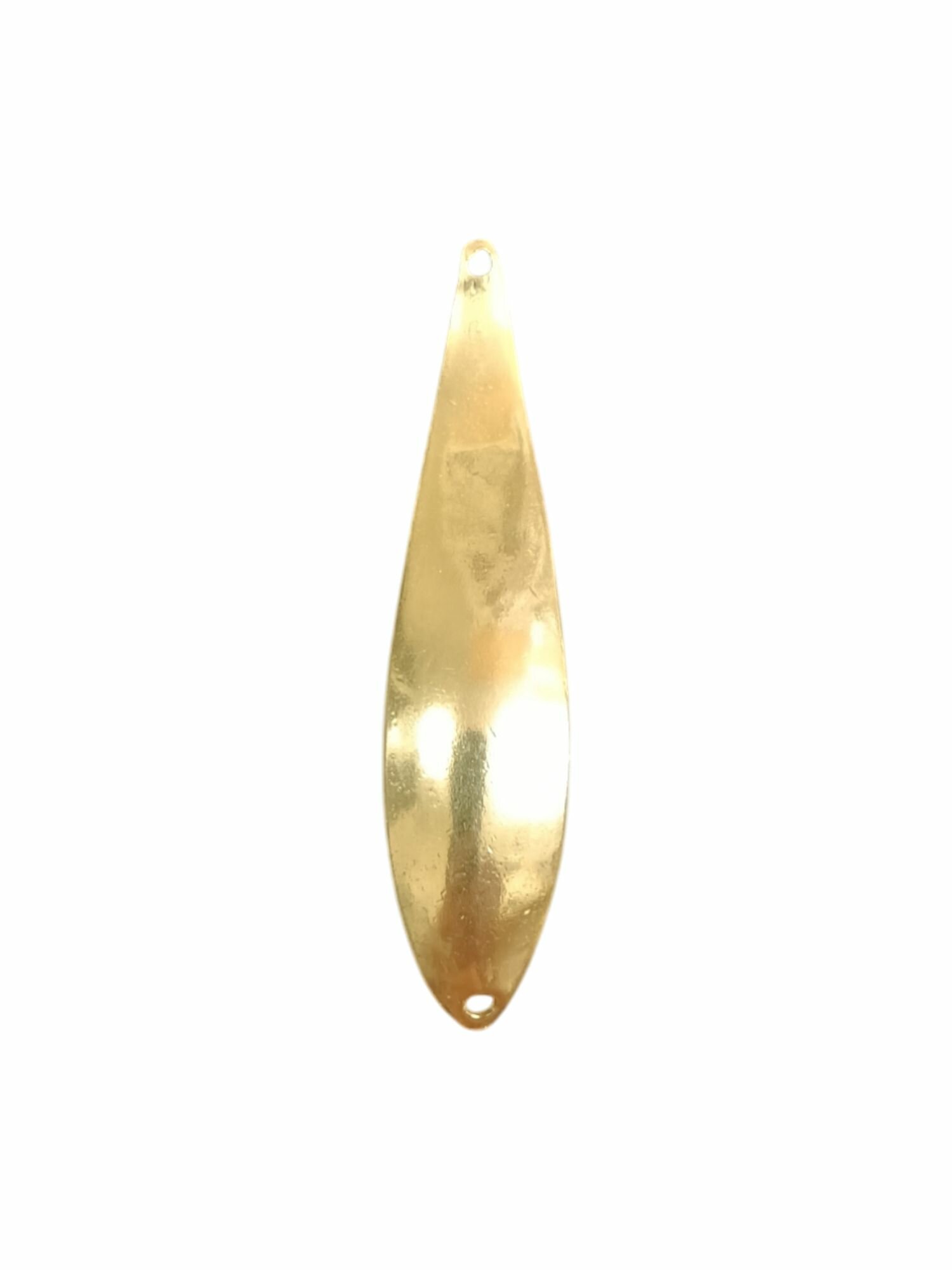 Блесна без оснащения 'Golden River' - Живец гладкая, 10 грамм, 49 мм, золотой