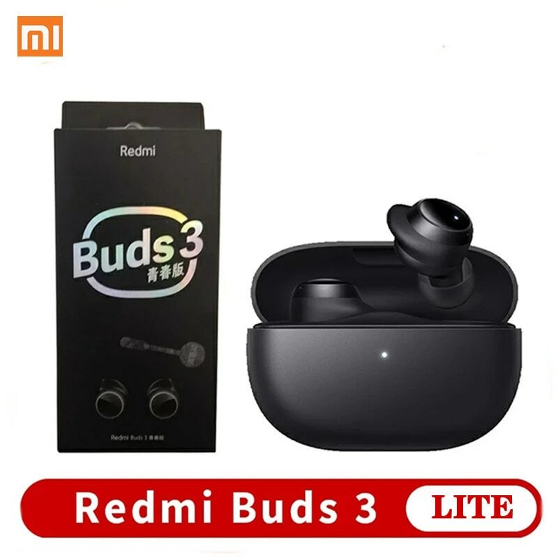 Оригинальные наушники Xiaomi Redmi Buds 3 Youth Edition Tws Wireless Bluetooth 5.2 Gaming Headset Touch Control Earbuds