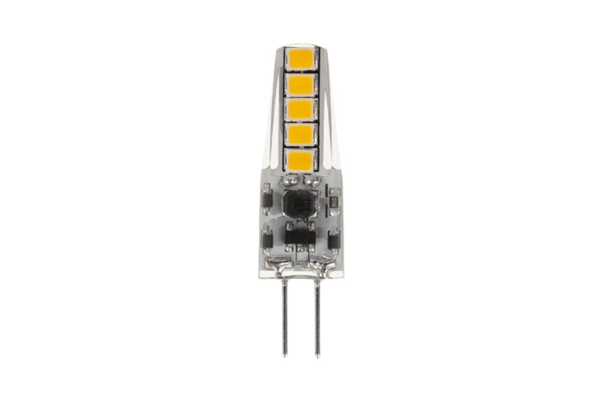 REXANT LED лампа G4 JC-SILICON 220В 2Вт 6500K холодный свет силикон 604-5011
