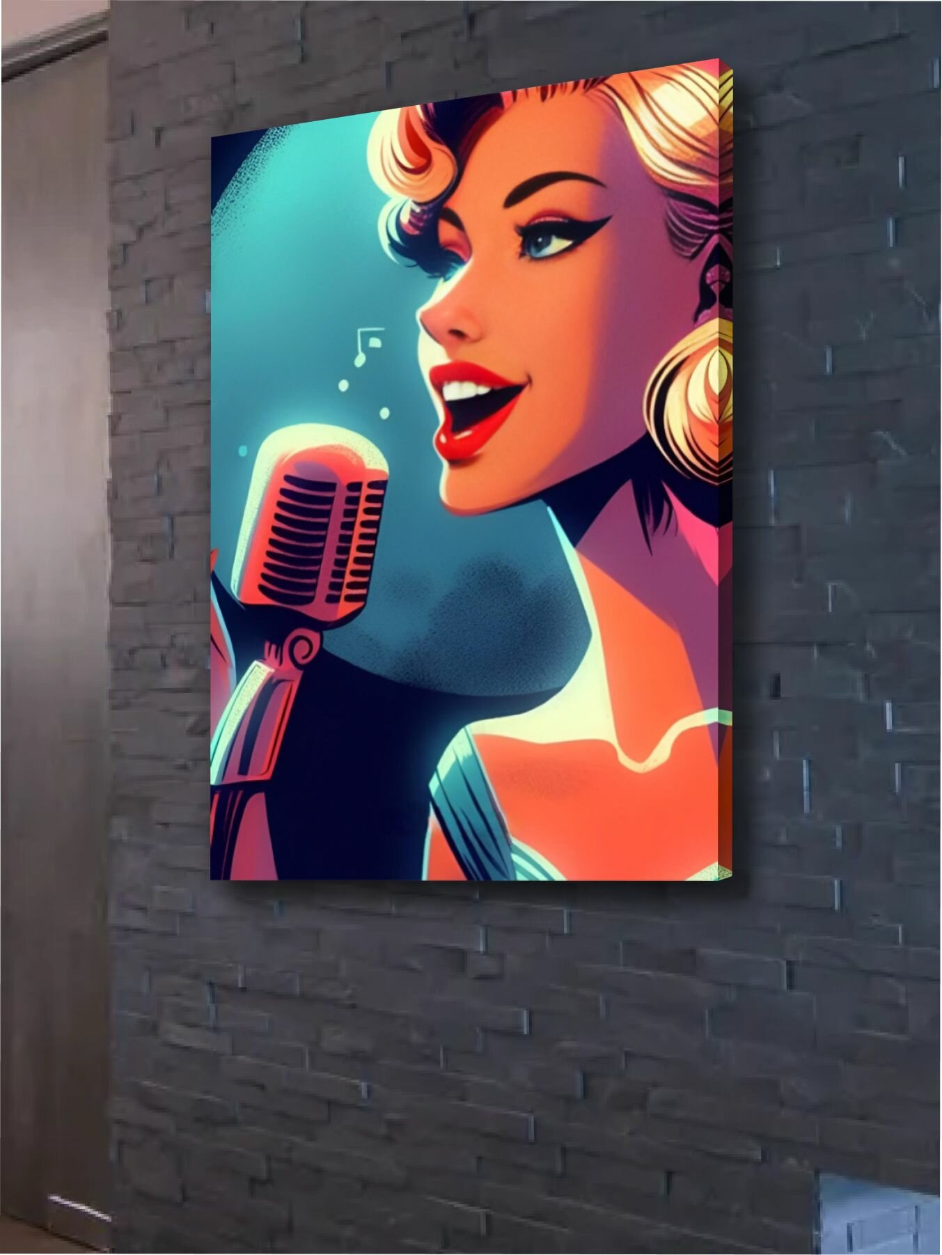 Картина Космическая серенада модульная 50x70см 1шт.