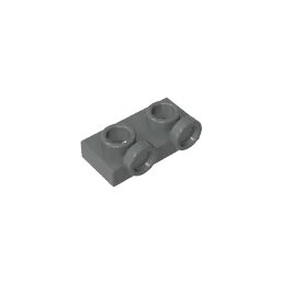 Конструктор GOBRICKS 1x2 Серый (072)