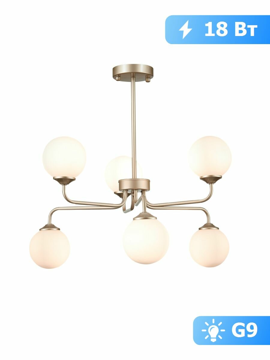 Потолочная люстра светодиодная ST Luce Redjino SLE106203-06