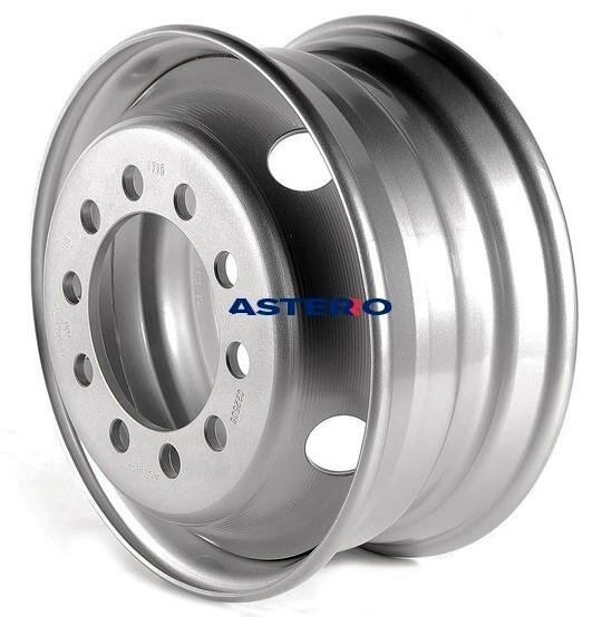Диск автомобильный стальной Asterro 17.5x6.75 10x225 et130 dia176 Серебристый