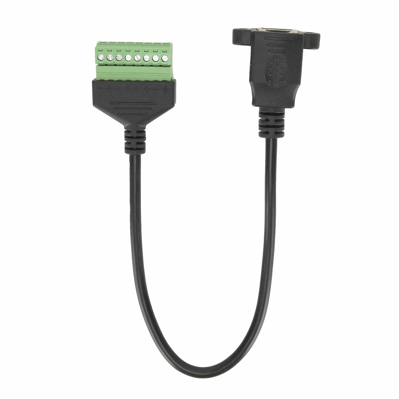 Кабель-переходник RJ45 мама на 8-контактный, зеленый, разъем без пайки, короткий сетевой удлинитель, преобразователь RJ45 на 8-контактный разъем