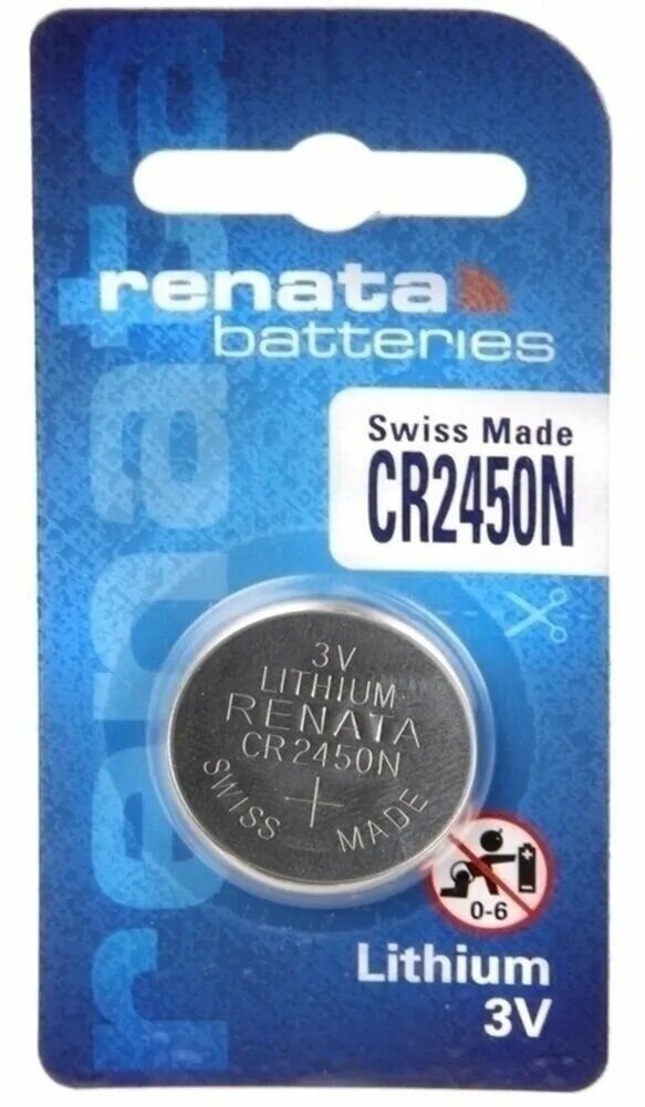 Батарейка 2шт. литиевая Renata CR2450N