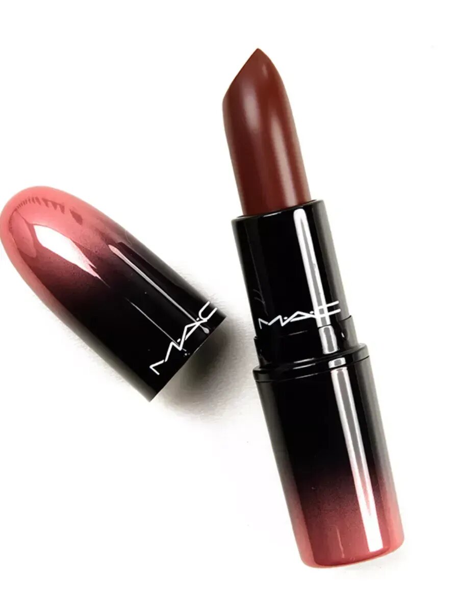 Помада для губ MAC cosmetic love me lipstick, оттенок 424 dgaf, 3 г