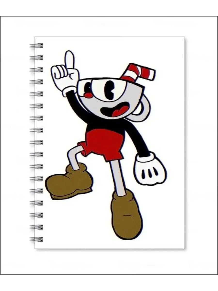Тетрадь Cuphead/ Капхед №10, А5
