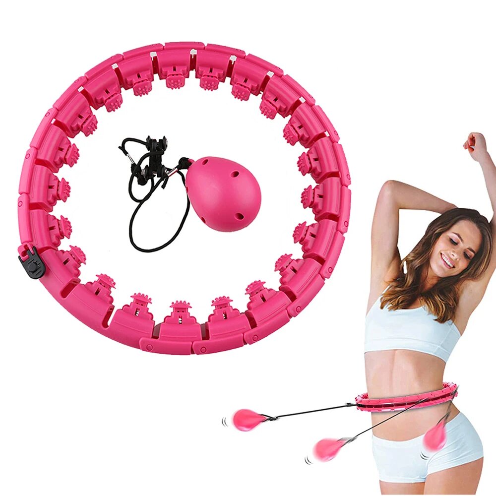 Спортивная петля для фитнеса, умный спортивный обруч, регулируемая тонкая талия, круглое кольцо для упражнений в тренажерном зале, домашнее обучение
