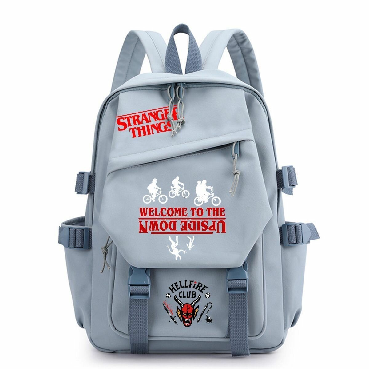 42 x 29 x 13 cm, голубой, Рюкзак, Очень странные дела, Stranger Things